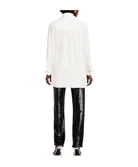 Sportmax Long Sleeve Bow Detail Shirt