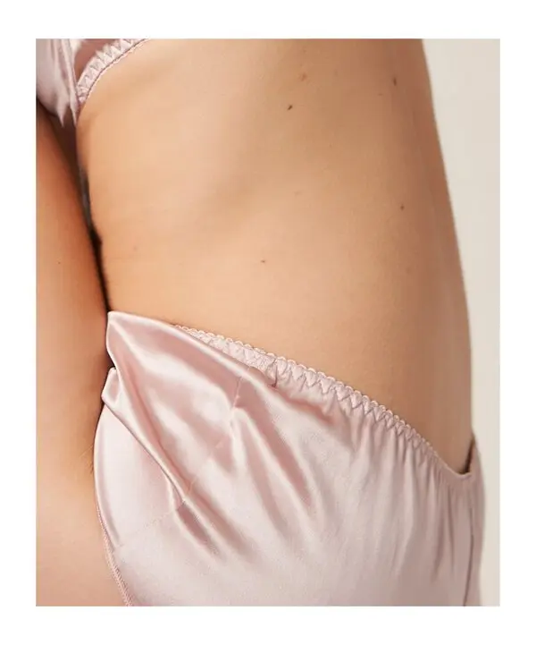 Miu Miu Embroidered Satin Panty