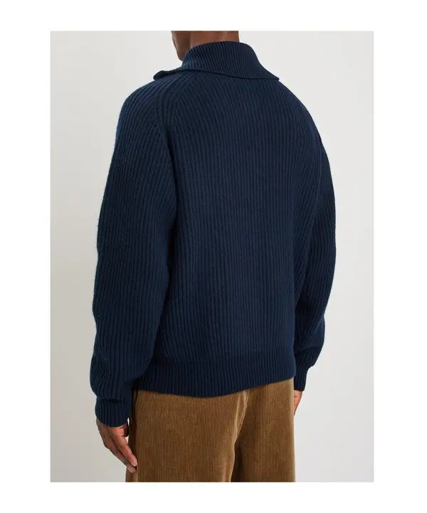 JIL SANDER High-neck Ribbed-wool Jumper