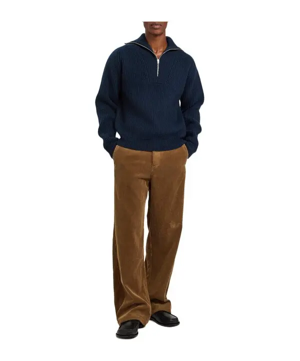 JIL SANDER High-neck Ribbed-wool Jumper