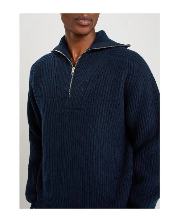 JIL SANDER High-neck Ribbed-wool Jumper