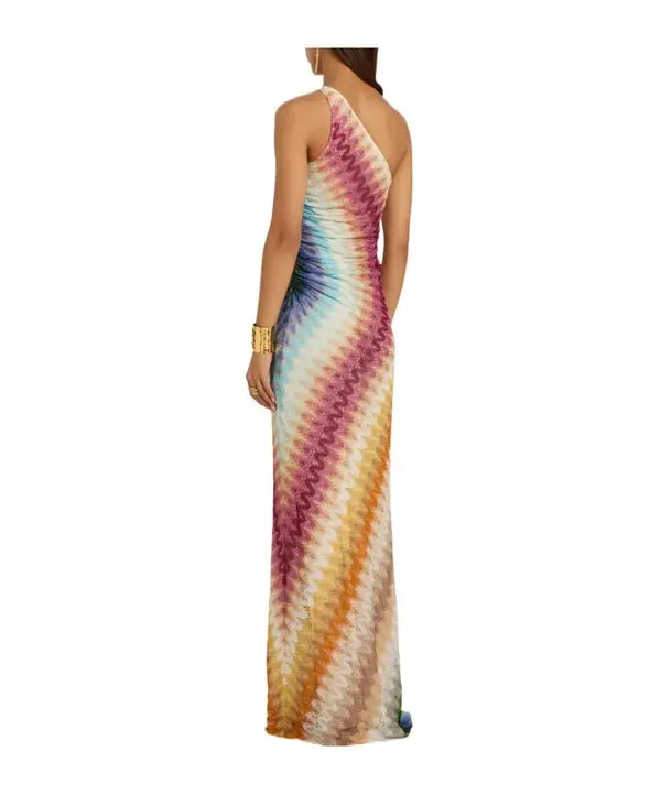 Missoni Patterned Fine-knit Maxi Dress