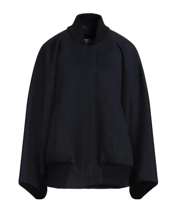 Max Mara Wool Flight Jacket - Black