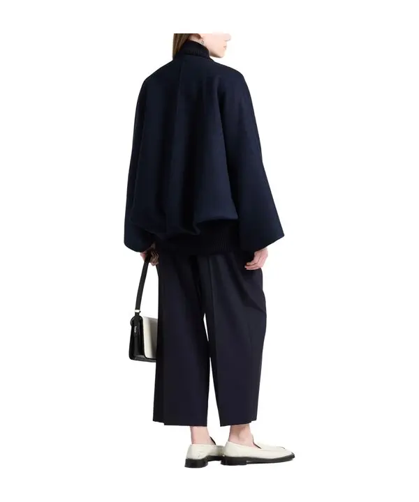 Max Mara Wool Flight Jacket - Black
