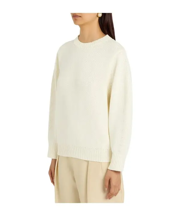 TOTEME Knitted Cotton-blend Jumper