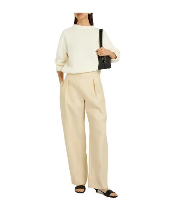 TOTEME Knitted Cotton-blend Jumper