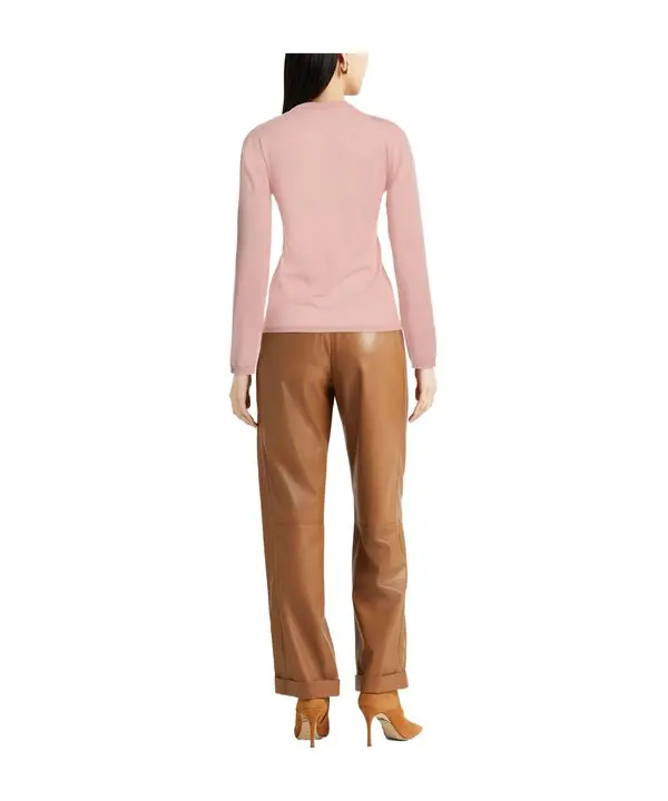 Max Mara Simple Solid-color Wool Knitted Sweater