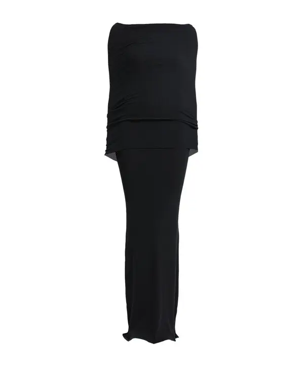 Balenciaga Ribbed Knit Maxi Dress
