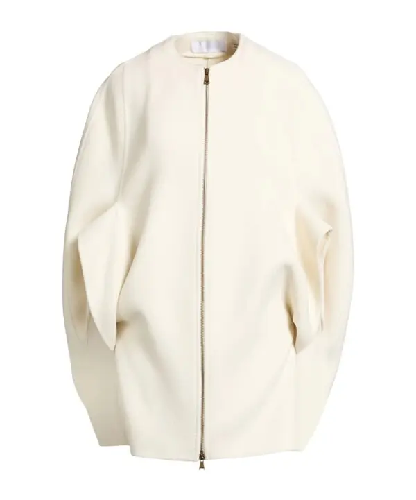 Max Mara Solid Color Cashmere Shawl Jacket