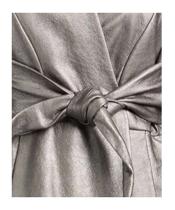 Rick Owens Metallic Luster Sleeveless Leather Vest