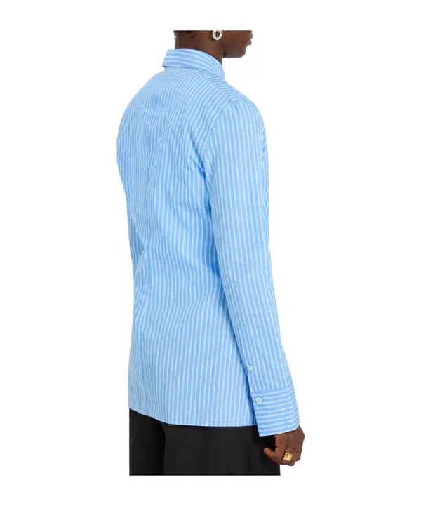 TOTEME Striped Cotton-poplin Shirt