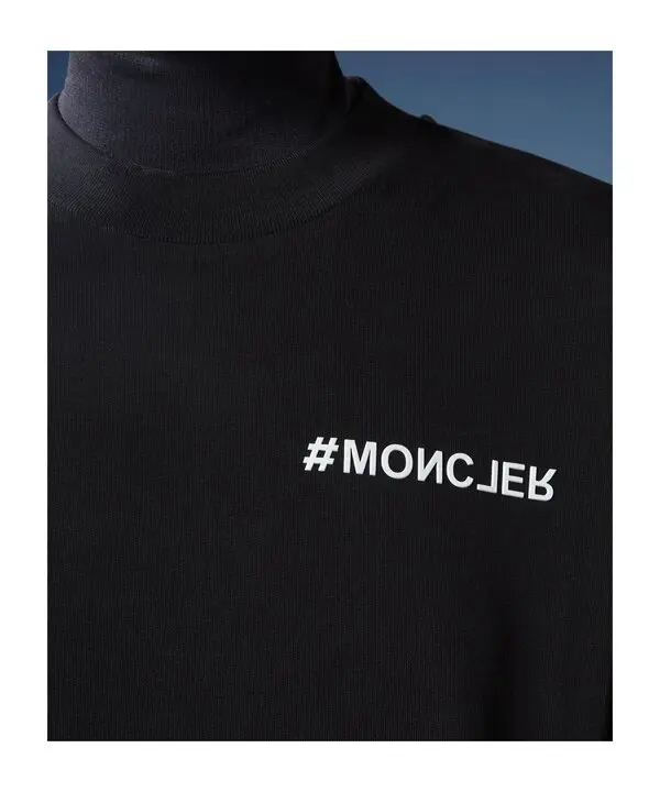 Moncler Logo Printed Crewneck T-shirt