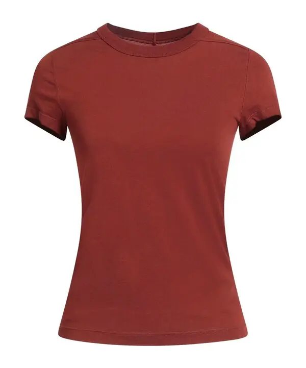 Rick Owens Stylish And Versatile Solid Color T-shirt