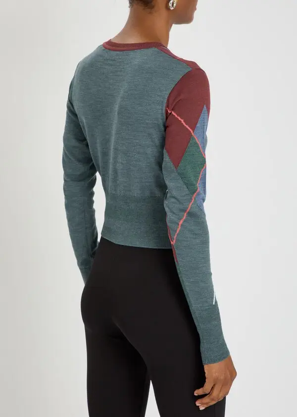 VIVIENNE WESTWOOD Argyle Wool-blend Cardigan