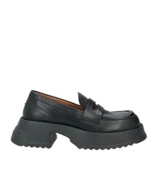 Marni Simple Thick-soled Leather Shoes