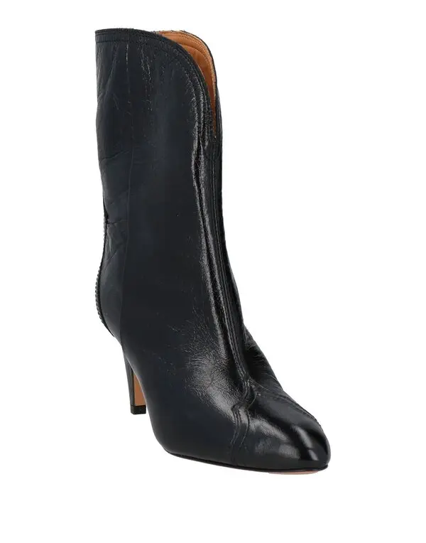 Isabel Marant Étoile Solid-color Genuine Leather Ankle Boots