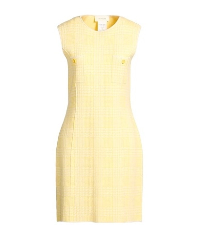 Sportmax Plaid Sleeveless Jacquard Knit Dress