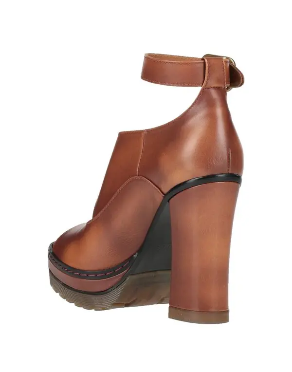 Chloé Peep-toe High Heel Sandals With Buckled Ankle Strap