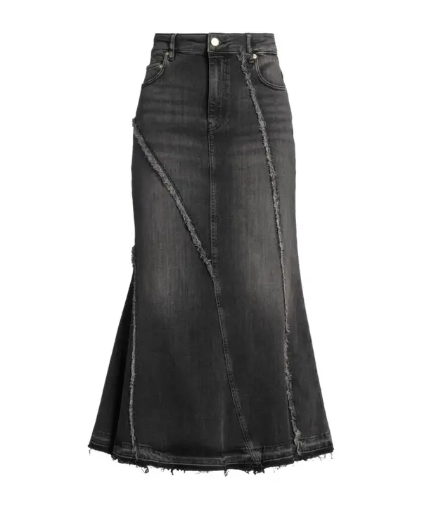 GANNI Denim A-line Skirt
