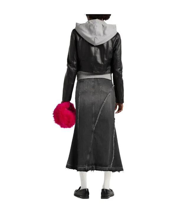 GANNI Denim A-line Skirt