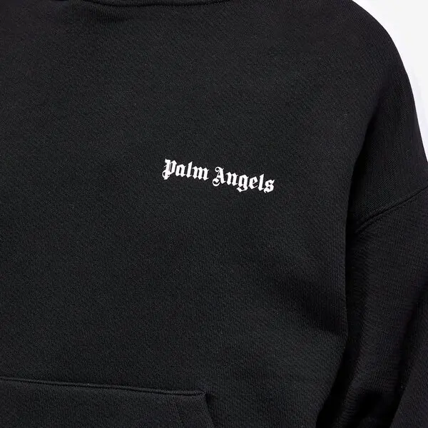 Palm Angels Logo Stripe Hoodie