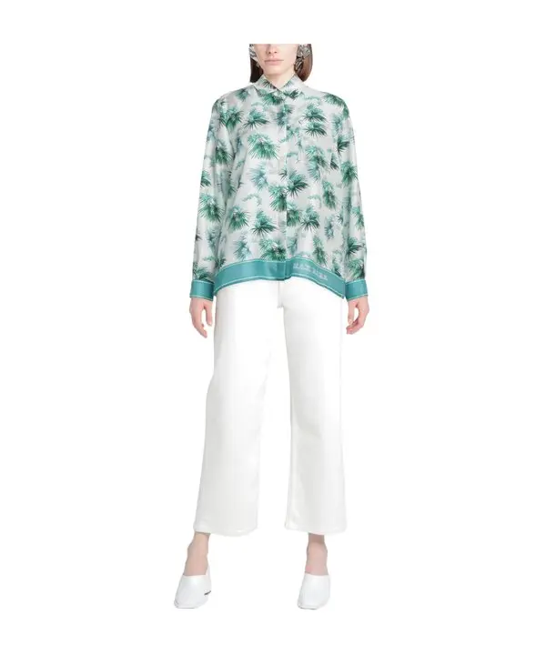 Max Mara Printed Long Sleeve Shirt