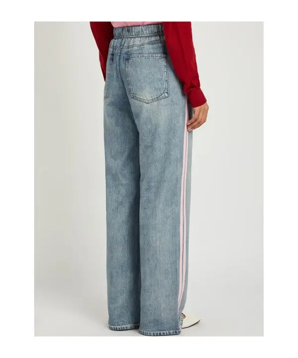 Rag & Bone Denim-print Cotton Track Pants