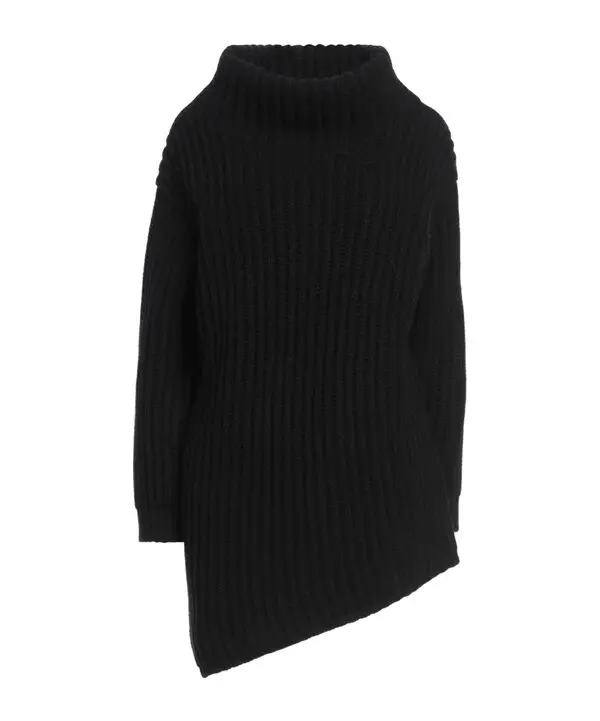 Max Mara Solid Color Knitted Turtleneck Sweater