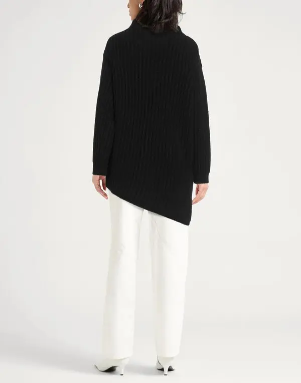 Max Mara Solid Color Knitted Turtleneck Sweater