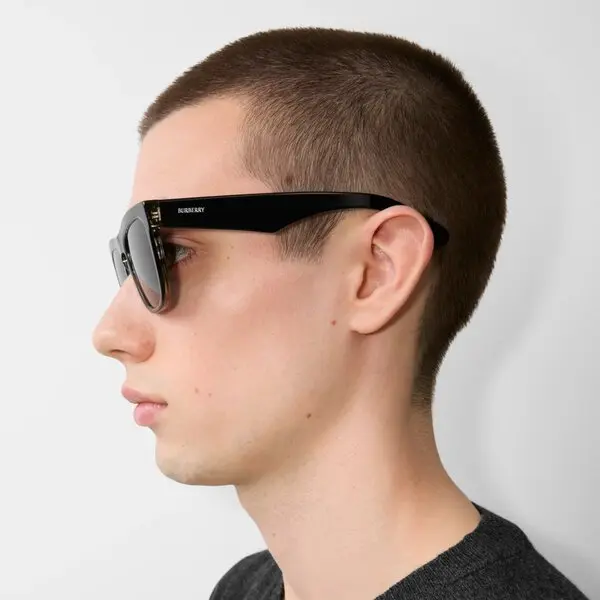 Burberry Check Square Sunglasses