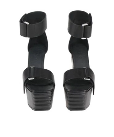 Rick Owens Square-toe Chunky-heel Sandals