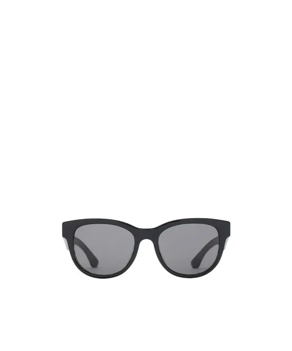 Burberry Check Round Sunglasses