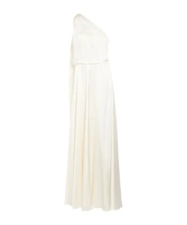 Max Mara One-shoulder Satin Gown