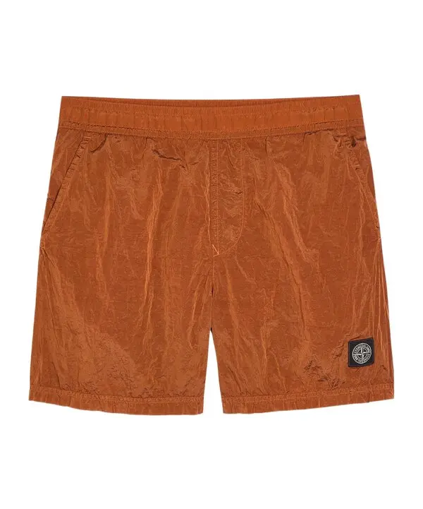 Stone Island Logo-appliquéd Nylon Shorts