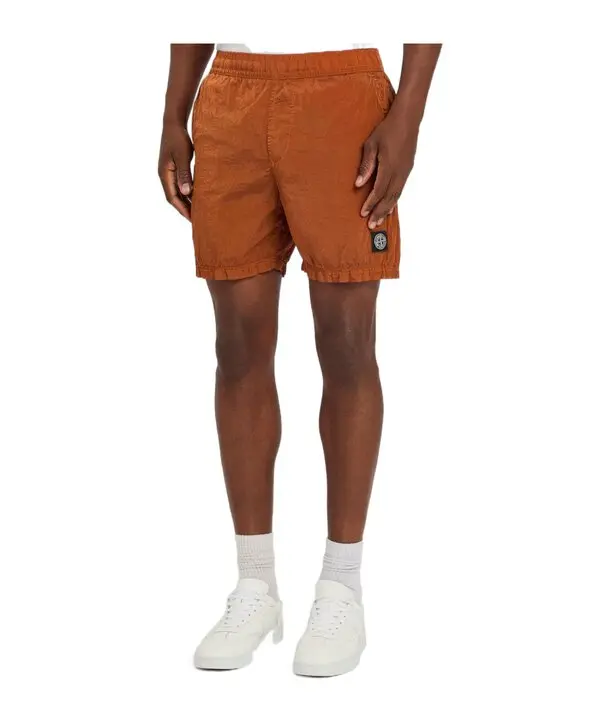 Stone Island Logo-appliquéd Nylon Shorts