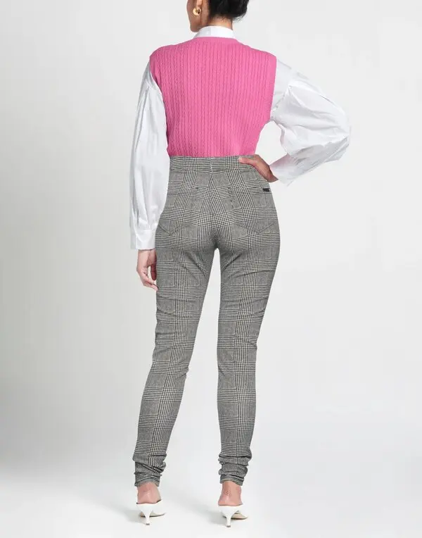 Saint Laurent Prince Of Wales Check High-waisted Pants