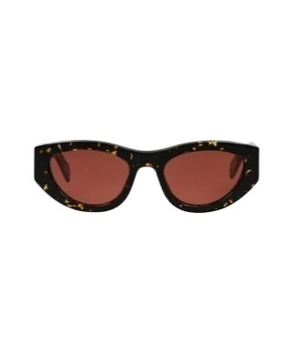 Marni Leopard Print Cat-eye Sunglasses