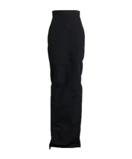 Rick Owens Solid Color Midi Skirt