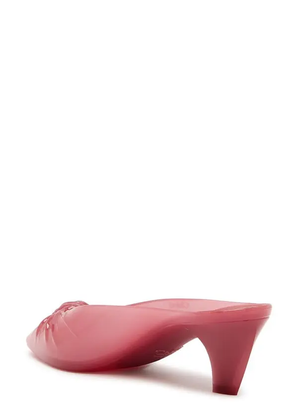 Chloé Peep-toe Jelly Mules