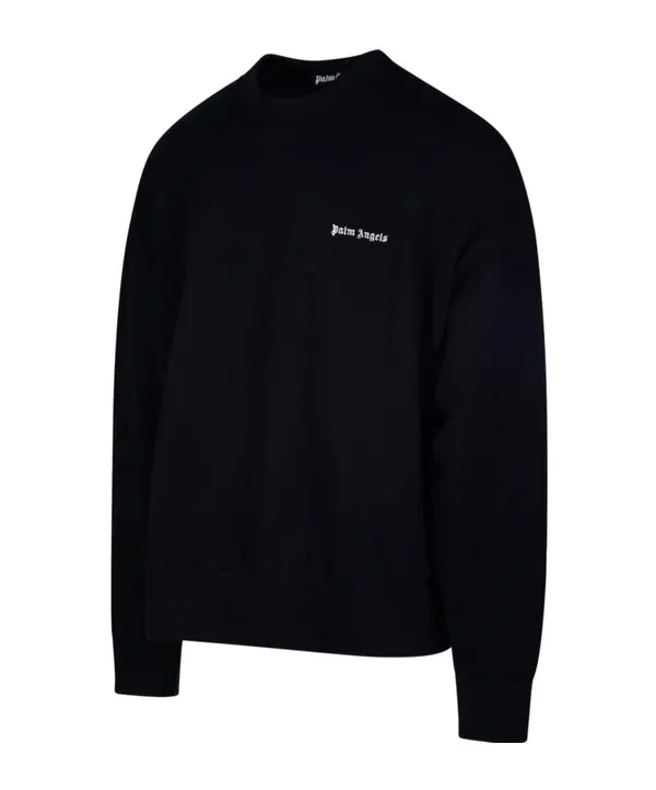 Palm Angels Logo Detailed Crewneck Sweatshirt