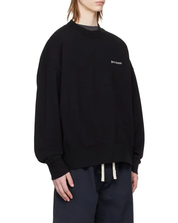 Palm Angels Logo Detailed Crewneck Sweatshirt