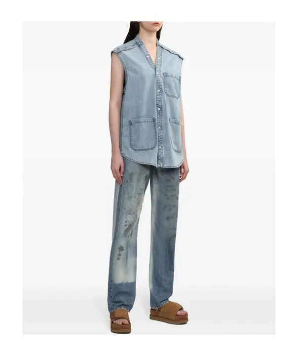 Y/project Decal Denim Vest