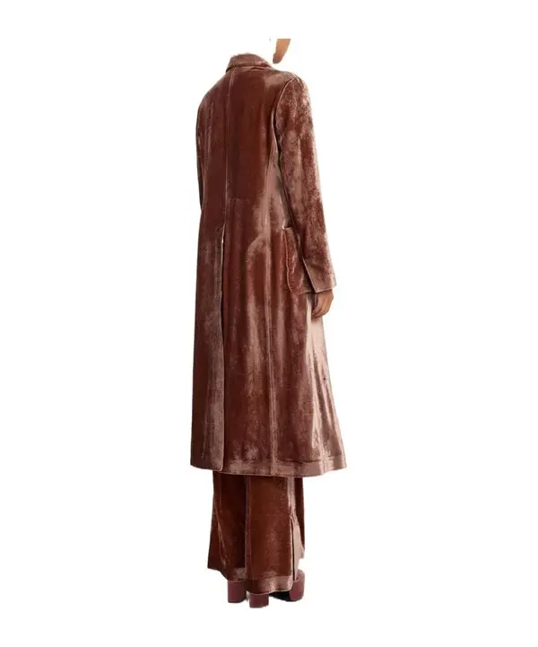 La DoubleJ Duster Tassel Velvet Coat