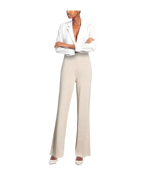 Max Mara Solid-color Wool Wide-leg Pants