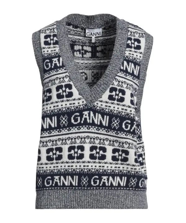 GANNI Two-tone Knit Vest