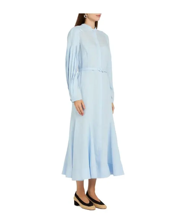 Gabriela Hearst Linen Midi Shirt Dress