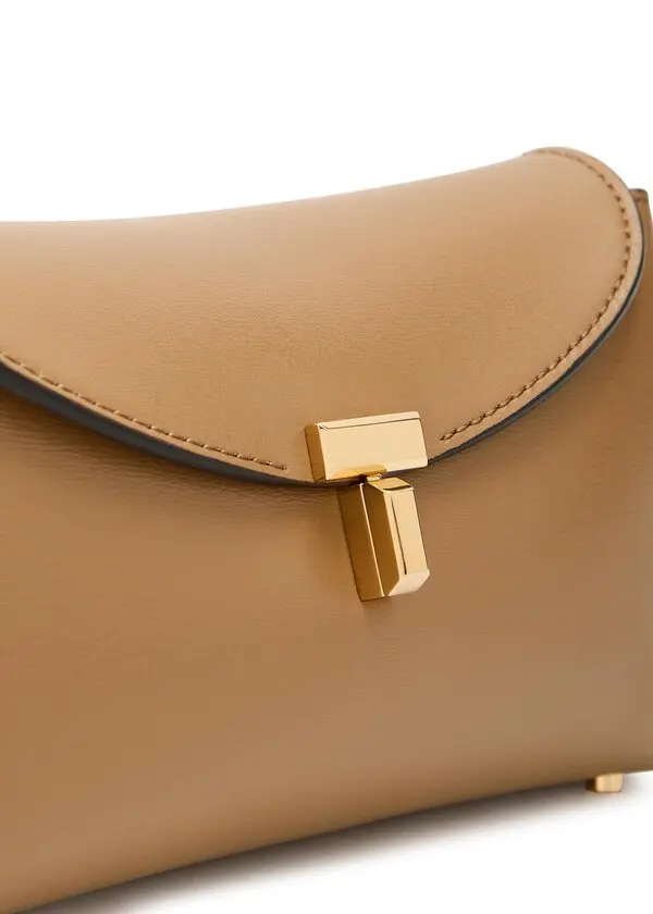 TOTEME T-lock Mini Leather Clutch