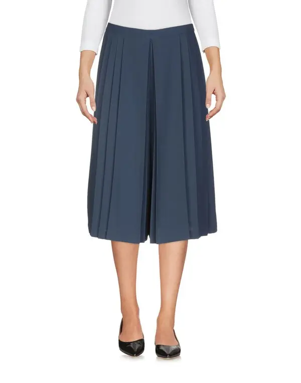 Tory Burch Solid Color Chiffon Culottes