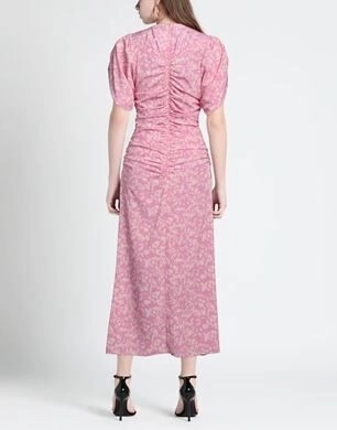 Isabel Marant Étoile V-neck Short-sleeve Midi Dress - Pink