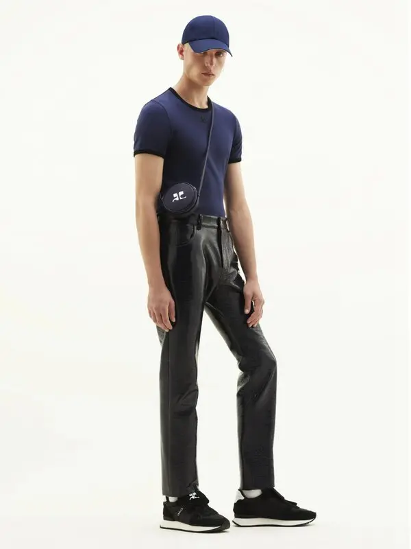 COURREGES Courrèges Bumpy Contrast Crewneck T-shirt